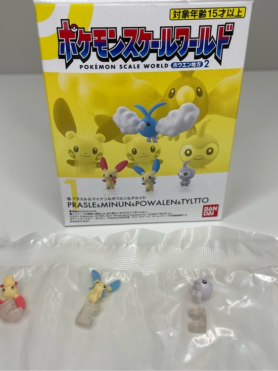 Pokemon | Toys | Plusle Minun Castform Swablu Pokemon Scale World Hoenn ...